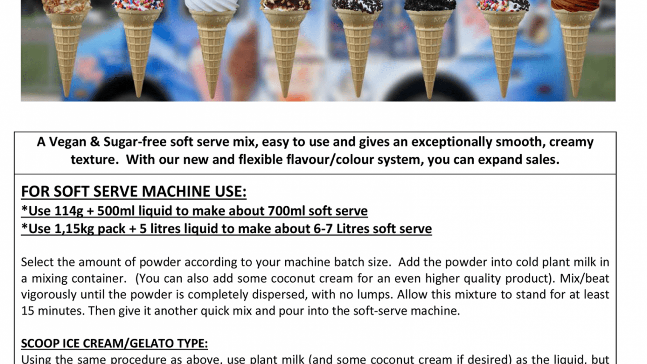 Delicious Soft Serve Ice Cream - Delite Dash Food